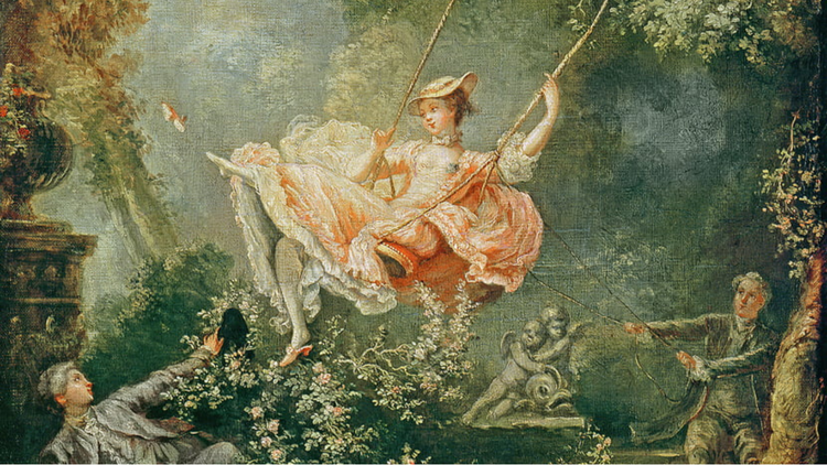 When and what are the characteristics of the Rococo movement? | P55.ART