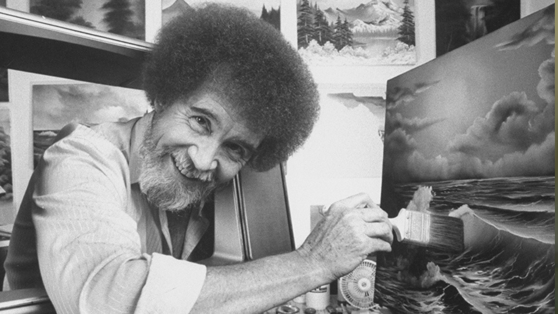 A História do Famoso Pintor Televisivo Bob Ross | P55.ART